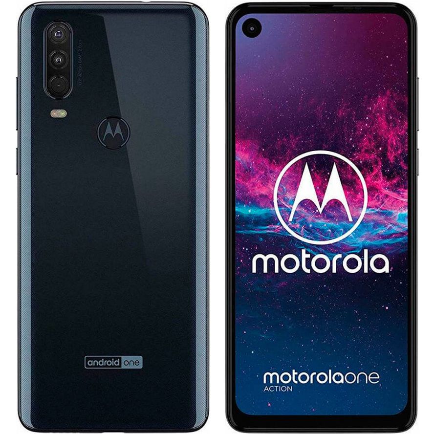 Motorola One Action - 128 GB - Demin Blue - Unlocked - CDMA/GSM ...