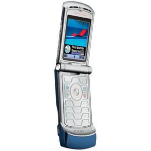 Motorola V3 RAZR No Contract Cell Phone GSM Un-locked (blue ...